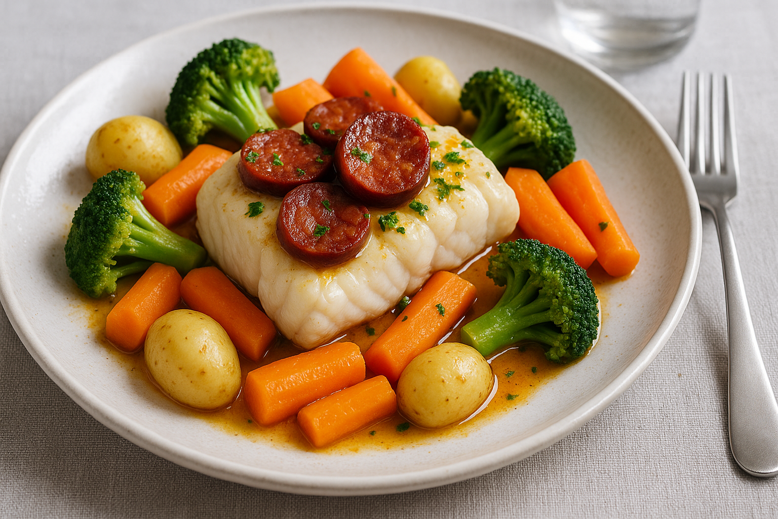 Quels légumes choisir pour accompagner un cabillaud au chorizo